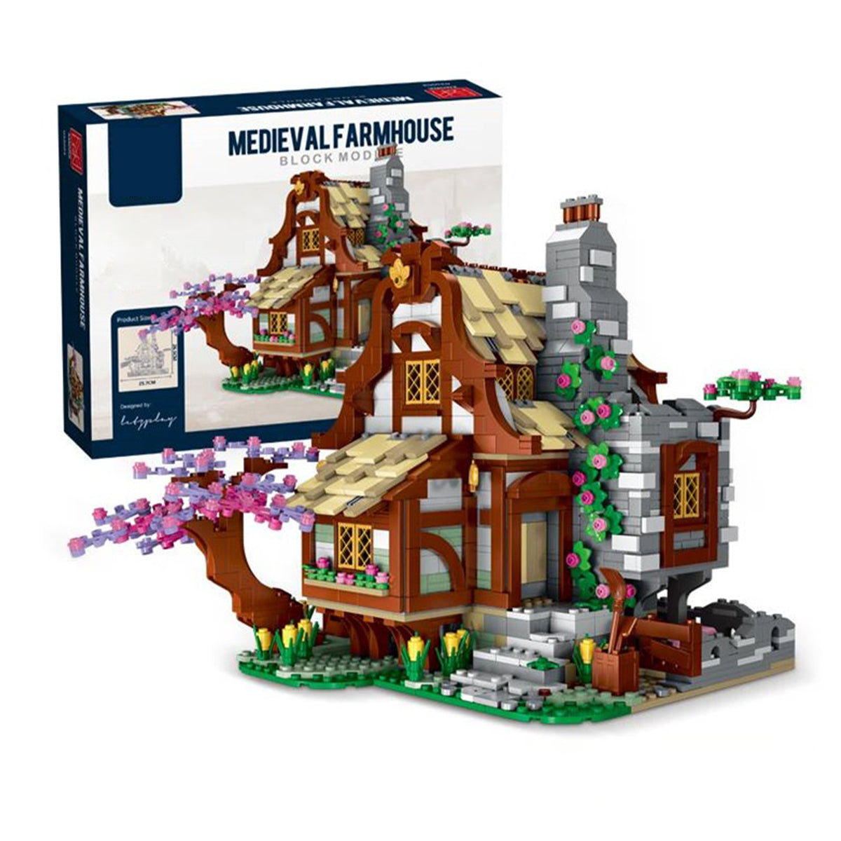 Medieval Farm Building Block House Kit For Sale – The Toy Stores