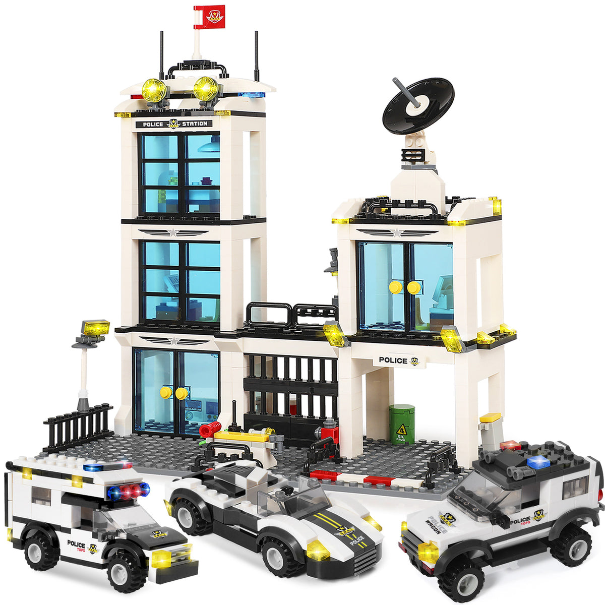 Exercise N Play City SWAT Headquarters Mini Blocks Set - 736 Pcs – The ...