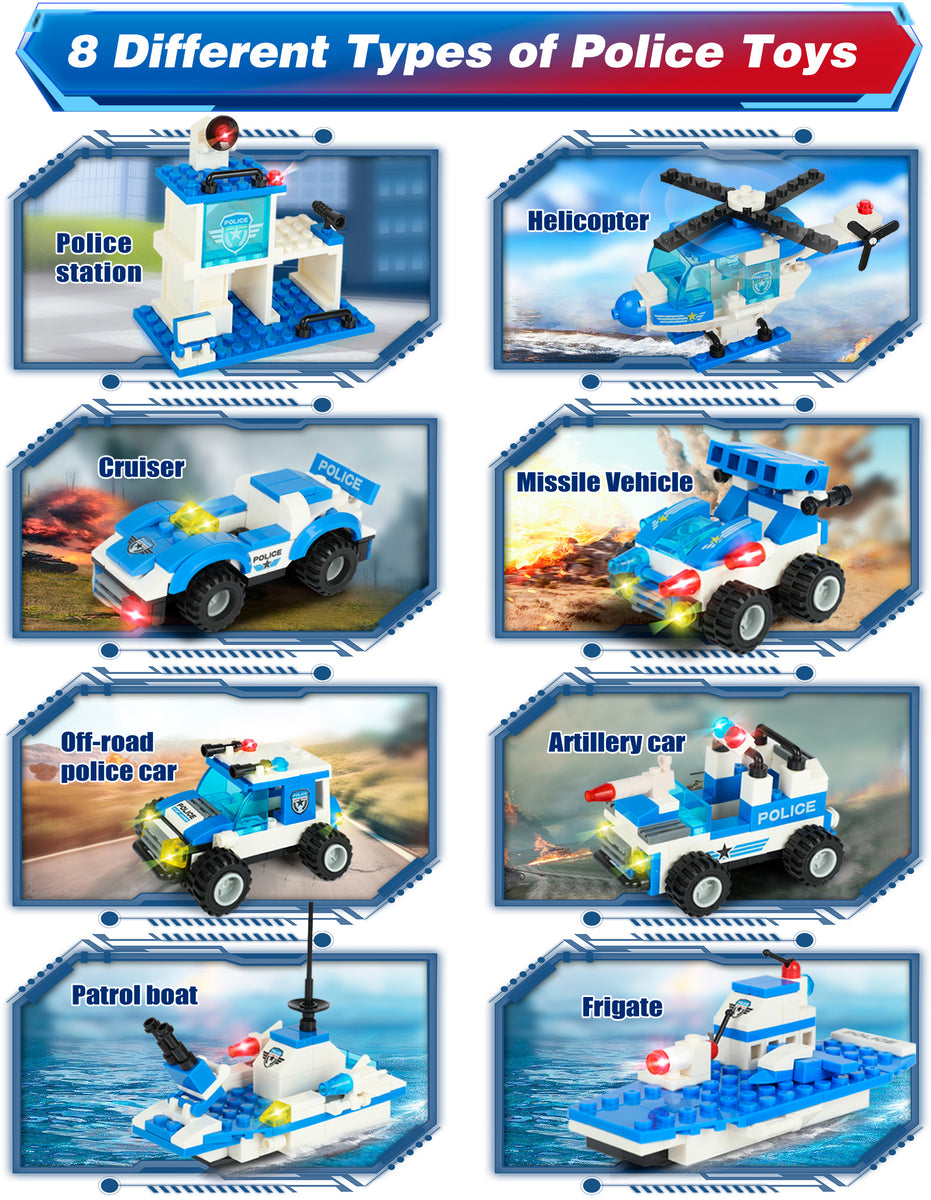 Exercise N Play Mega Police Cars for Toddlers Toys - 1338 Pcs – The Toy ...